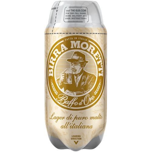 Les5CAVES - Birra Moretti Baffo d'Oro - Fût The SUB Torp 2L - La cave ...