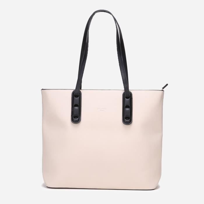 Sac oversize structuré beige TU Beige - Cdiscount Bagagerie - Maroquinerie