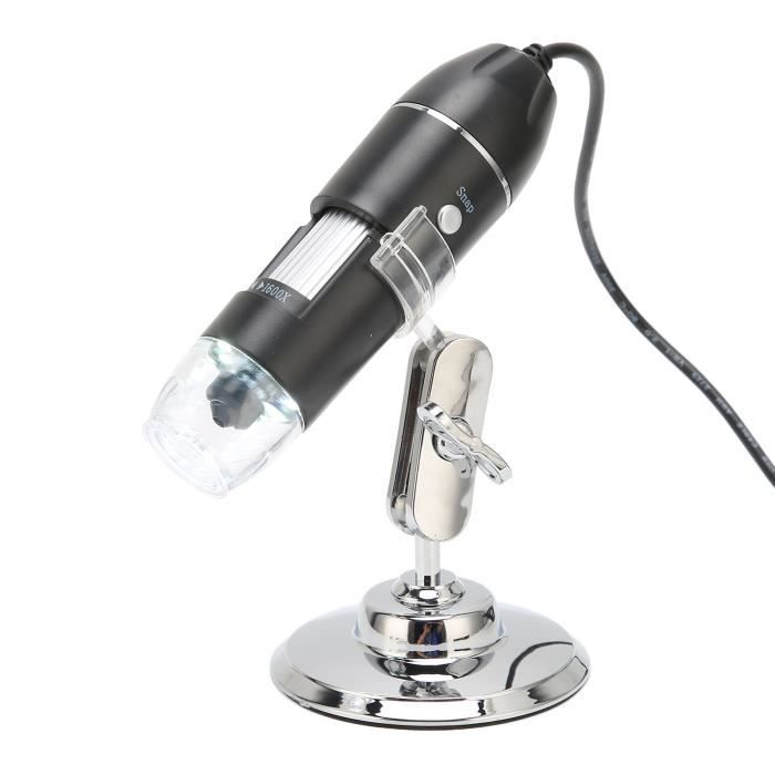 Microscope numérique USB 3 en 1 50X-1600X - MINIFINKER - Zoom - Blanc ...