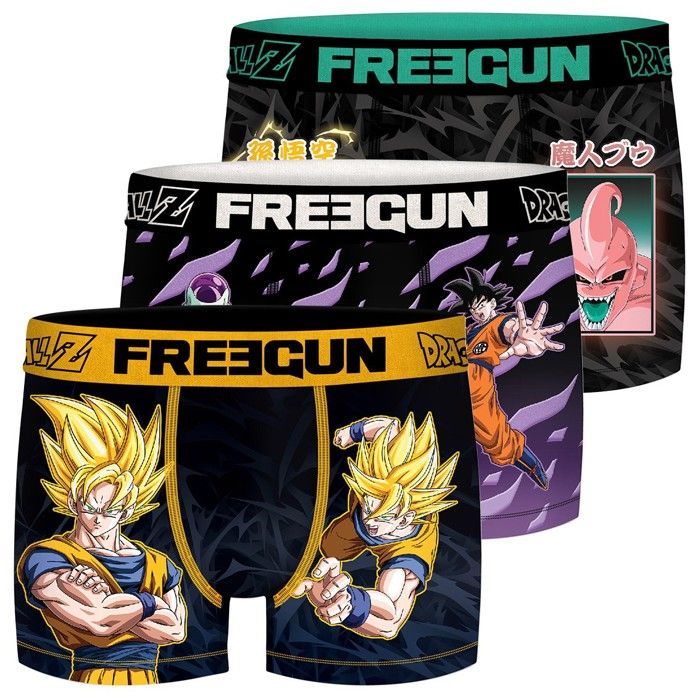 FREEGUN Boxer Homme Sangoku, Freezer, Caleçon Homme, DRAGON BALL Z ...