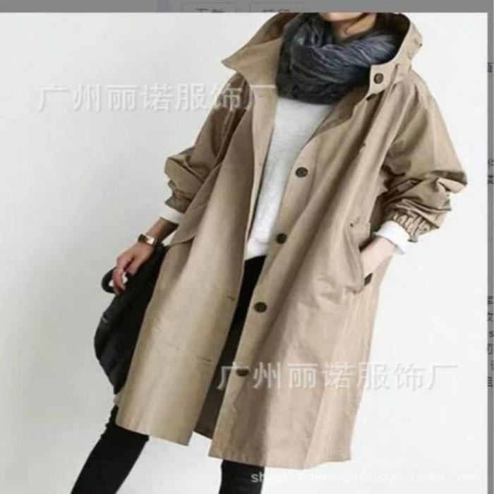 TRENCH femmes Temperament elegant populaire nouvelle lumiere lache et ...