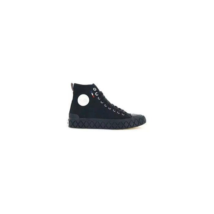 Baskets Palladium Baskets Palladium PALLA ACE CVS MID Noir Noir ...