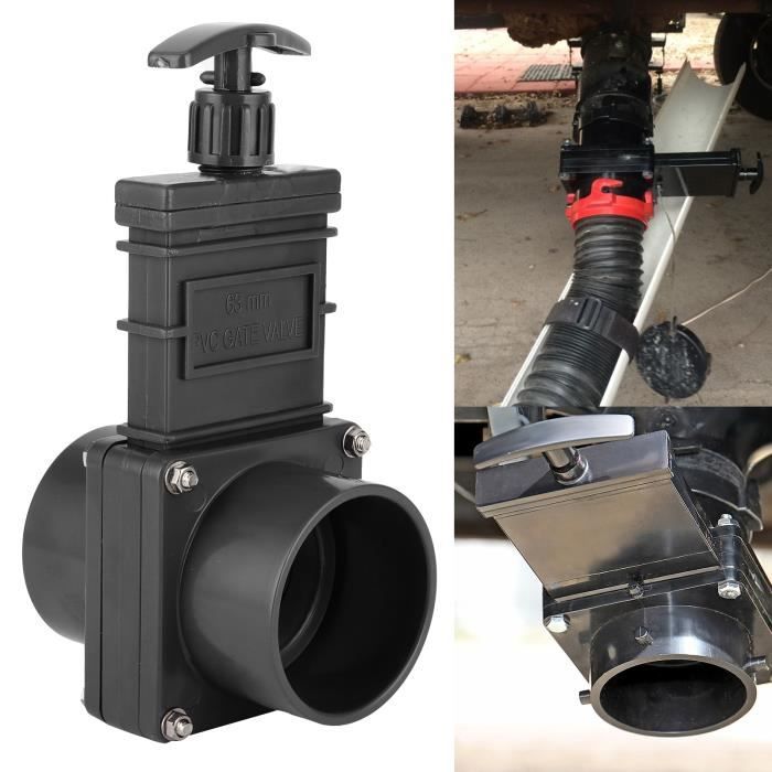 Mxzzand Vanne à vanne d'eau Vanne de porte d'eau pour camping-car, 63mm ...