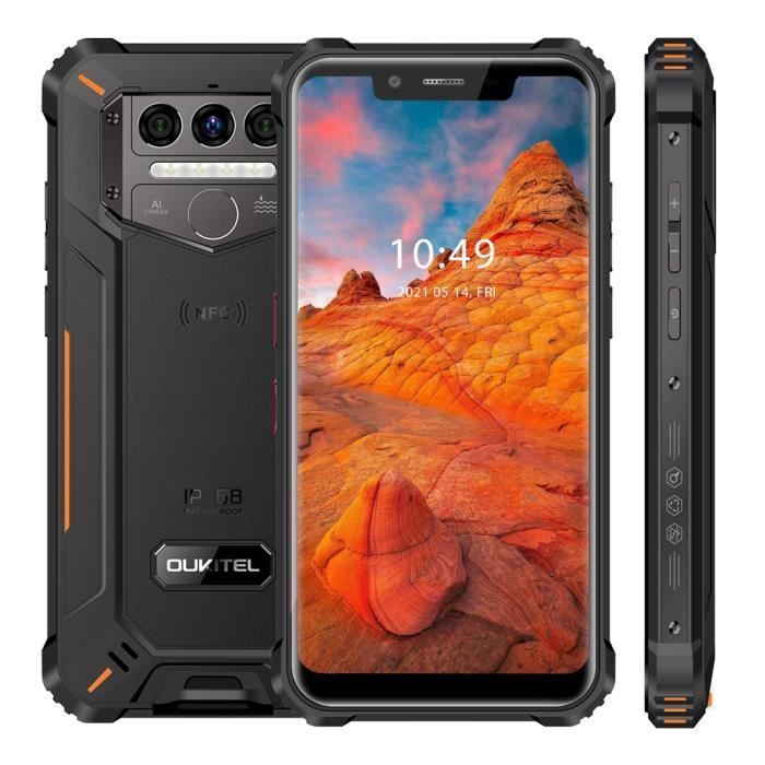 OUKITEL WP9 Smartphone Robuste 6Go + 128Go Écran 5.86" IP68 Étanche ...