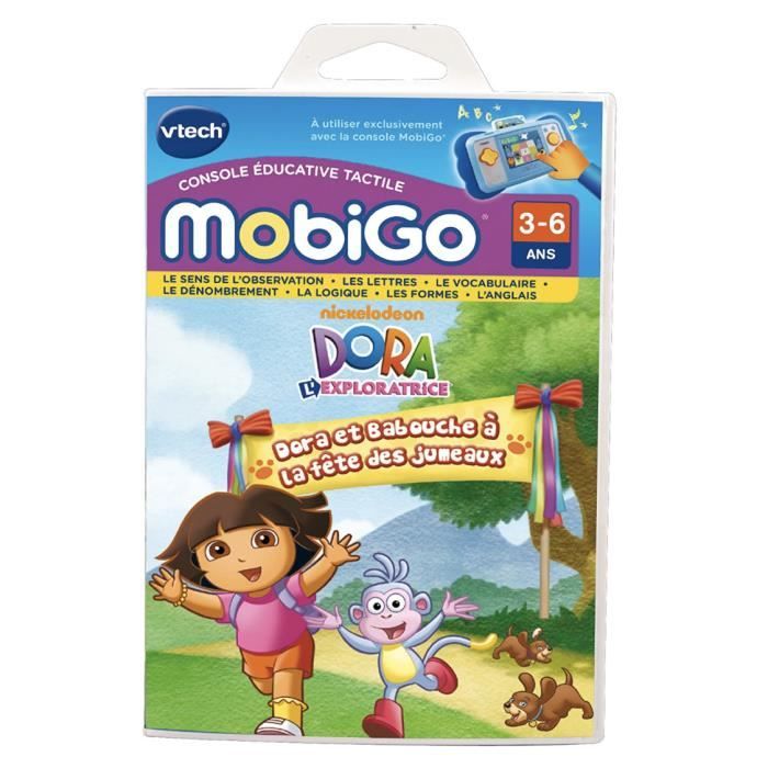 Dora L'exploratrice Dora et babouche à la fête des jumeaux Vtech-Mobigo ...