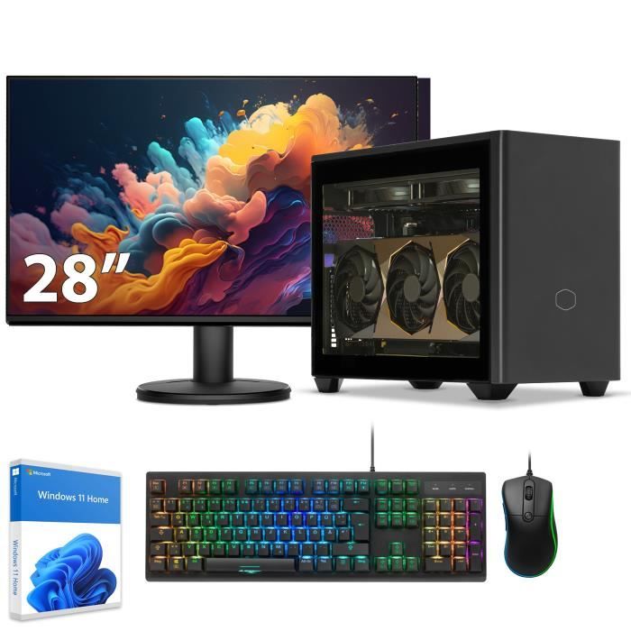 Sedatech Pack Mini-PC Gamer Pro Watercooling • AMD Ryzen 9 7950X ...