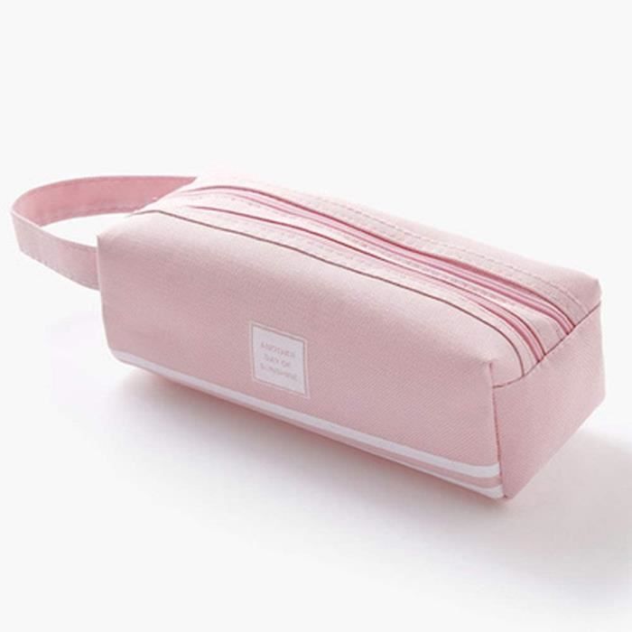 Trousses Scolaire Petite Poche Crayon Case Couleur Unie Filles Garcon ...