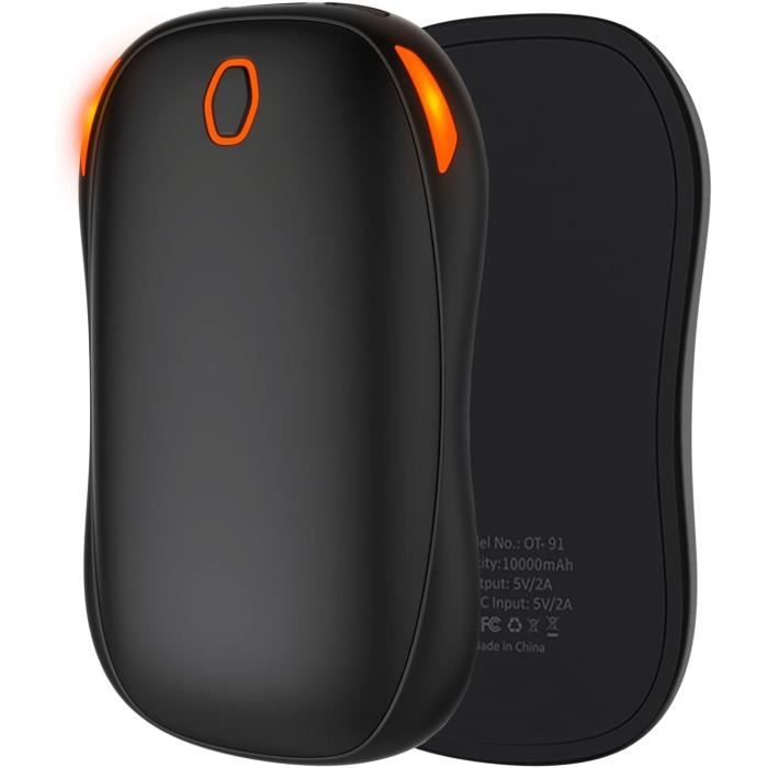 Chauffe-Mains Rechargeable TRAHOO - Split-Magnétique 2 En 1 - Gris ...