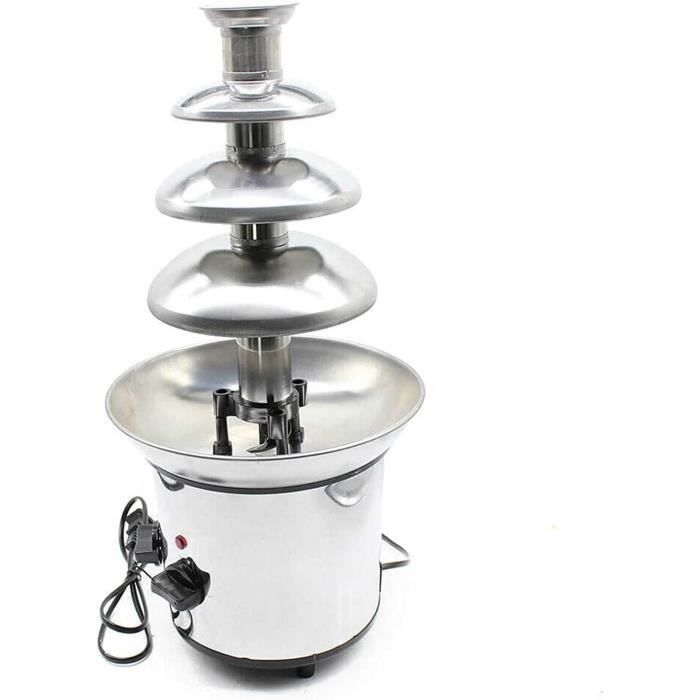 Fondue À Chocolat En Acier Inoxydable - Parfait Pour Les Fêtes Et Les ...