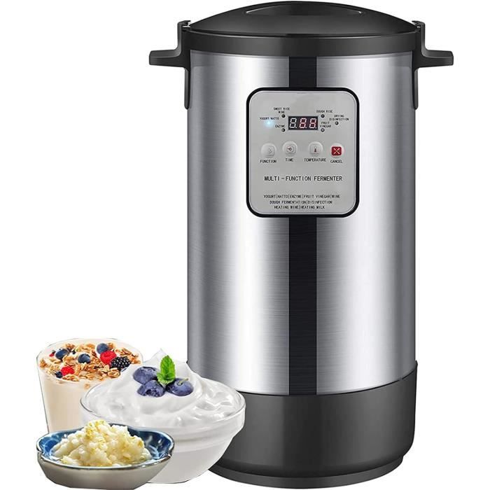 Risely Yaourtière, Machine De Fermentation Automatique De Yaourt 12L Avec Pot Intérieur En Acier ...
