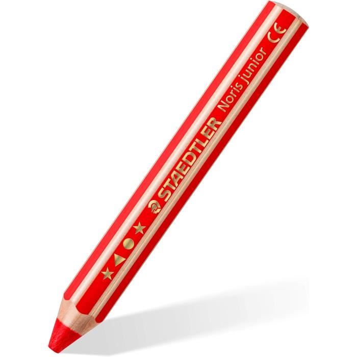 Noris Junior 140-2 Crayon De Couleur 3 En 1 Rouge, Lot De 6[W5143 ...