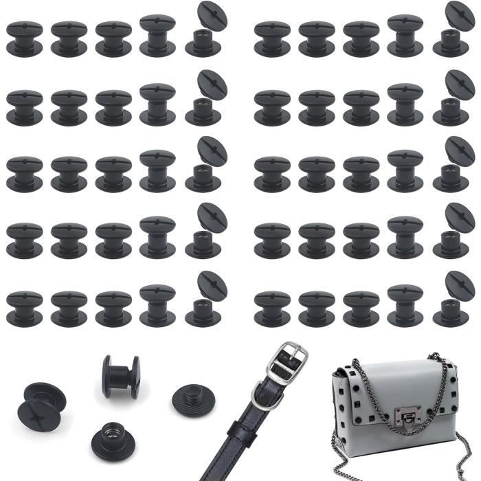 80 Ensembles De Chicago Vis M5*10Mm, Rivets Chicago Vis De Fixation,Kit ...