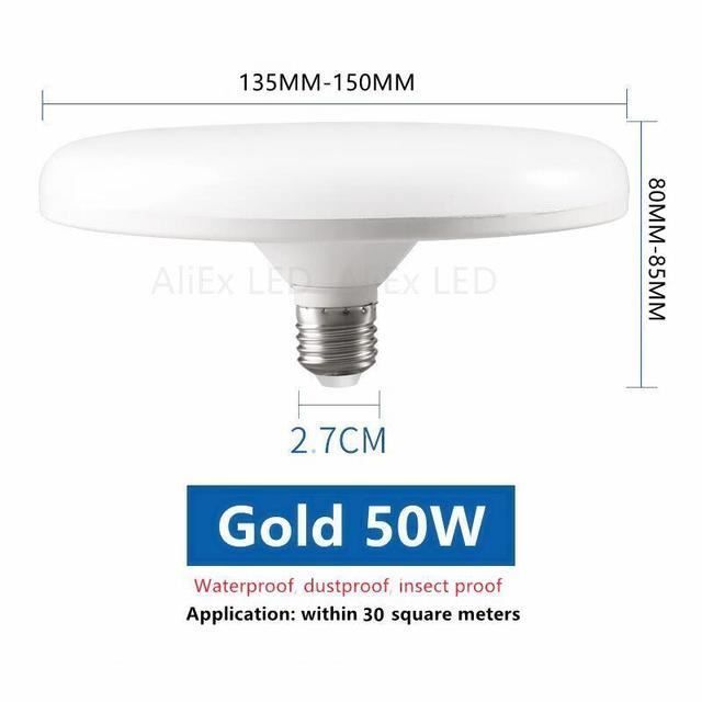 Ampoule,E27 UFO 50W 220V-Cold White--Ampoule Led e27 pour la maison ...