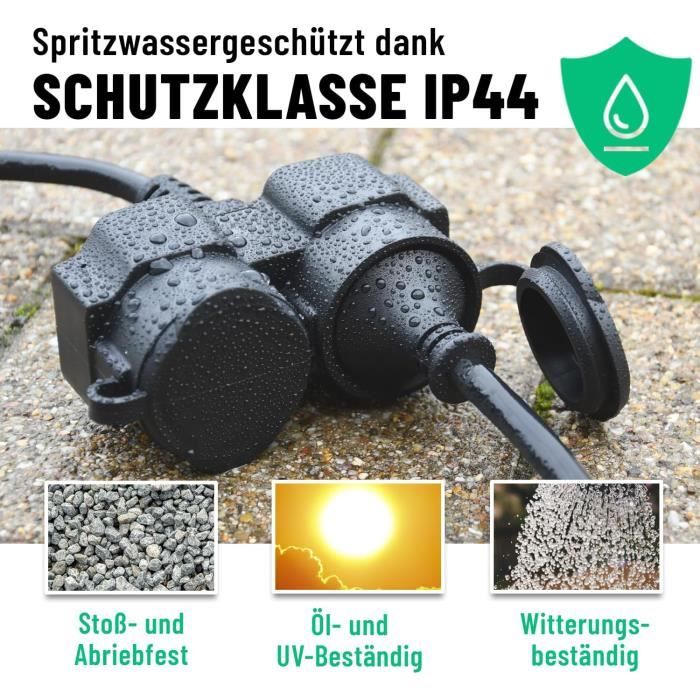 Greate Rallonge Electrique 20M Avec 2 Prises - Rallonge Electrique ...