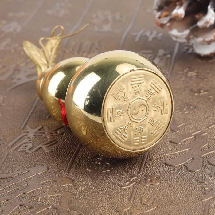 Décoration - DIOCHE - Hu Lu Gourd - Laiton - 10,3 cm - Feng Shui ...