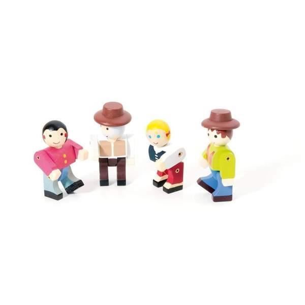 Chalet en bois 240 pièces avec 4 personnages - Cdiscount Jeux - Jouets