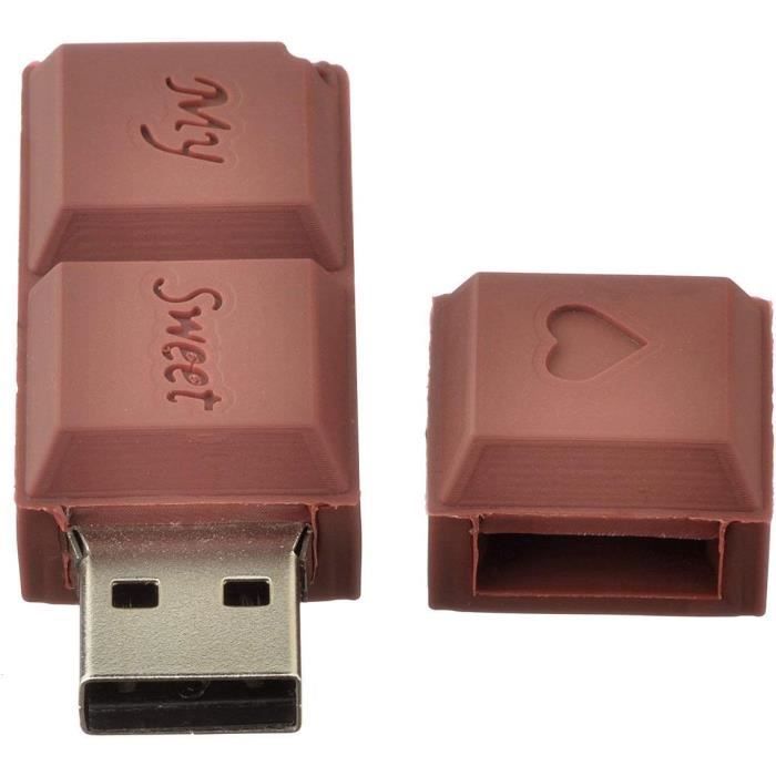 16 Go Clé Usb Chocolat Fantaisie Usb 2.0 Haute Vitesse Mémoire Flash ...