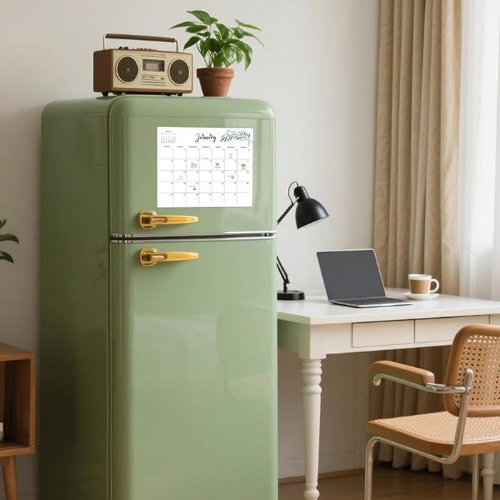 2026 Magnetic Fridge Calendar Jan 2026 to June 2027 18 Monthly ...