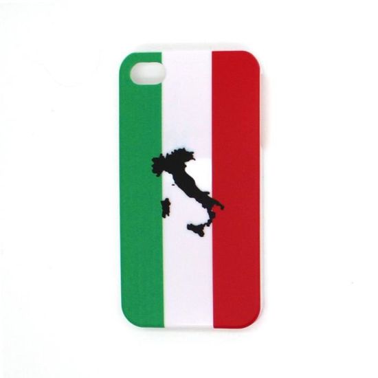 Coque rigide Drapeau Italie pour iPhone 4 / 4S (MNM DISTRIB ...