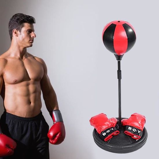 Ensemble de boxe - DRFEIFY - Sac de frappe sur pied - Gants de boxe ...
