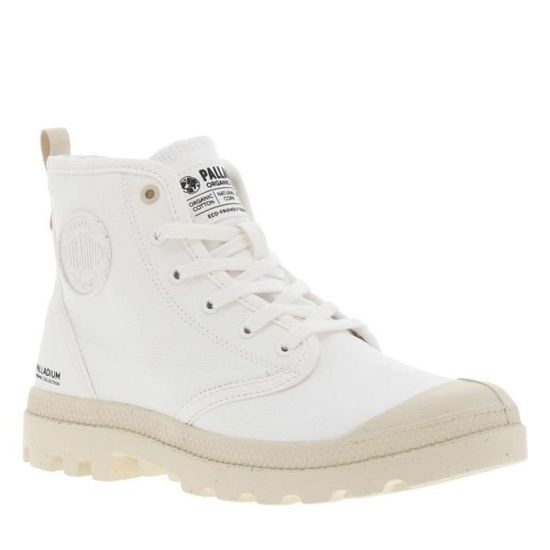 Baskets Femme - PALLADIUM - Blanc - Fermeture Zip - Semelle ...