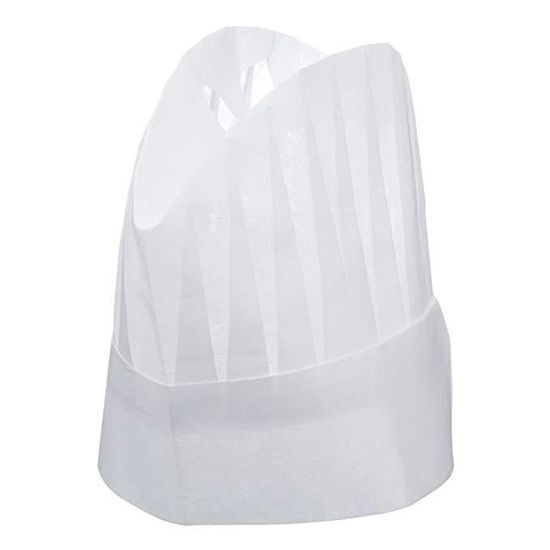 Toque enfant de chef cuisinier en papier Blanc de cuisine jetable en ...