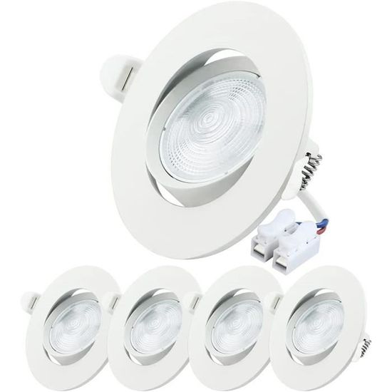 Szzilian Spot Led Encastrable 7w Plafonnier Encastré 35° Orientable