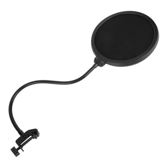 TMISHION Pop Filter, Gooseneck Shield Mic Wind Screen, for Studio ...