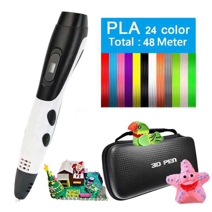 Ensemble de stylos 3D + fournitures, stylo 3D avec écran LCD ...