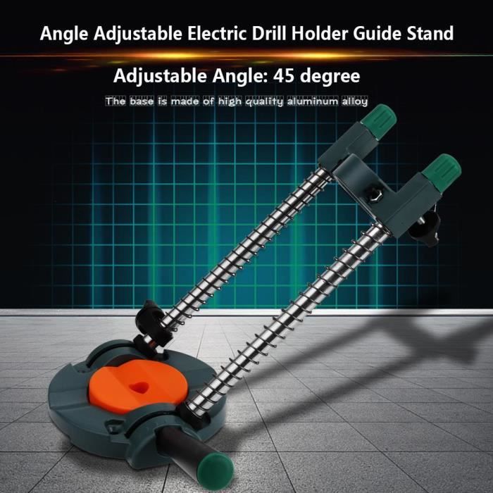 Support Pour Perceuse Électrique Angle Réglable Titulaire Guide Stand ...