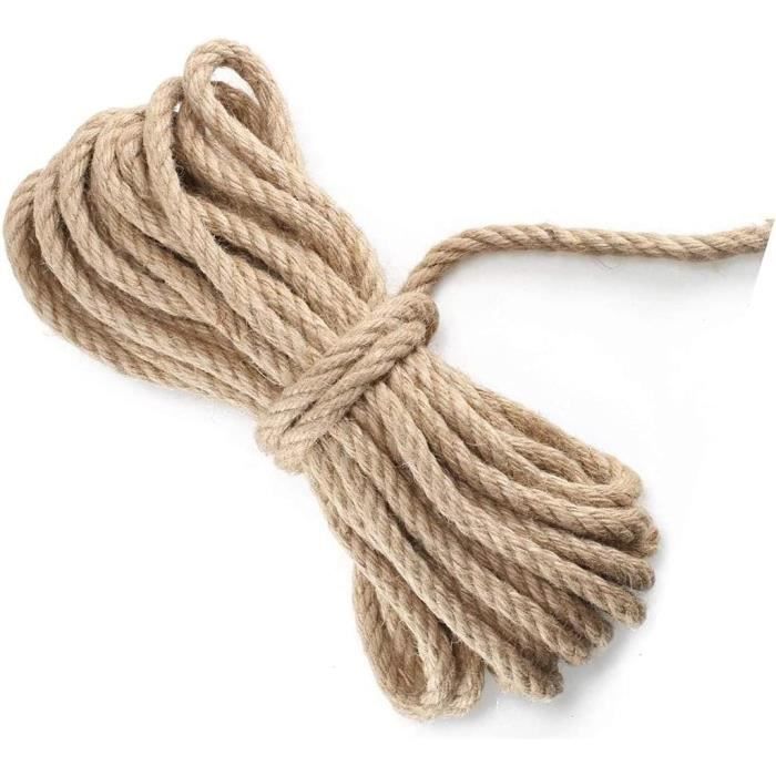 Corde De Chanvre Tressée Ficelle De Jute Corde Naturelle Solide Corde ...