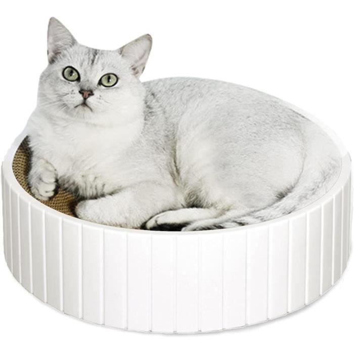 Grattoir Chat Carton, Griffoir Pour Chat Rond Papier Ondulé ...