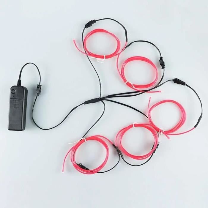 Rose - Câble Lumineux LED 5 en 1 pour Enfant, 1m par Câble, Néon ...