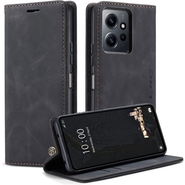 Coque Pour Xiaomi Redmi Note 12 4G Coque Premium Coque En Cuir Pochette ...