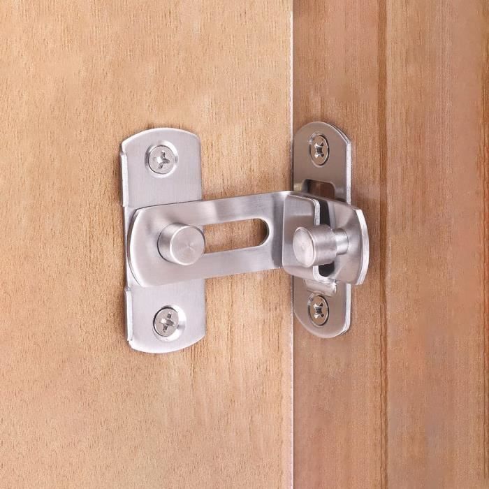 Verrou Porte 90 Verrouiller Verrouillage À Angle Droit Bas - Cdiscount ...