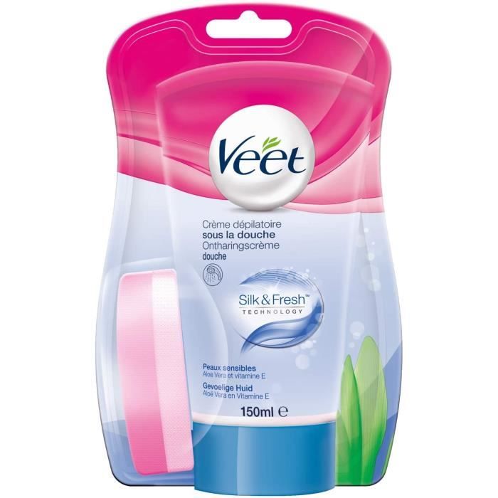 Mousse De Rasage - Crème Dépilatoire Sous Douche Peaux Sensibles Aloe ...