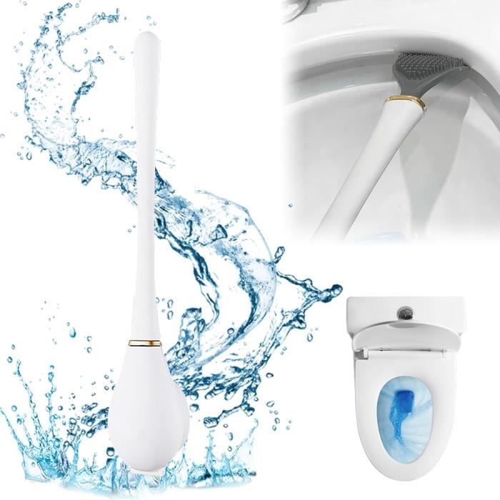 Brosse Wc Silicone, Brosse Wc Suspendu, Nettoyage En Profondeur Balai Toilette Wc, Brosses Wc Et ...