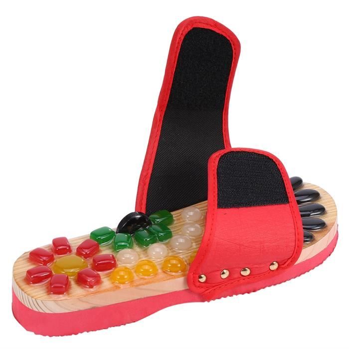 Drfeify Masseur de pieds Pantoufles de massage Soins de santé Activer ...