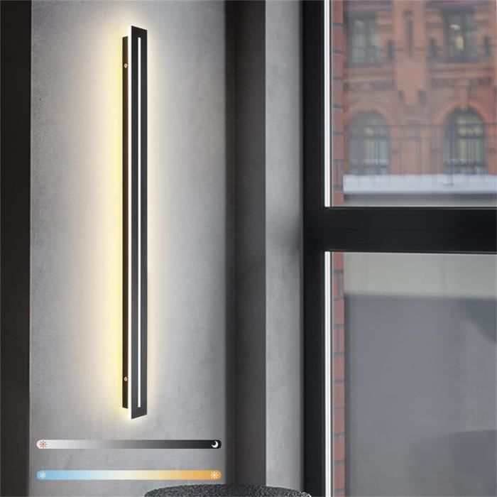 Longue Barre Applique Murale Intérieur Dimmable Led Lampe Murale 2700K ...