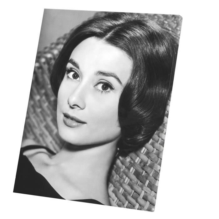 Tableau Décoratif - Made in France - Audrey Hepburn - Vintage - 30x38 ...