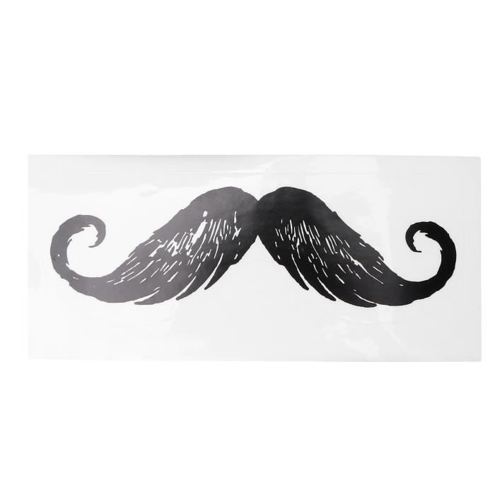 Fdit autocollants de barbe de cire de nez Barbe Moustache Autocollants ...
