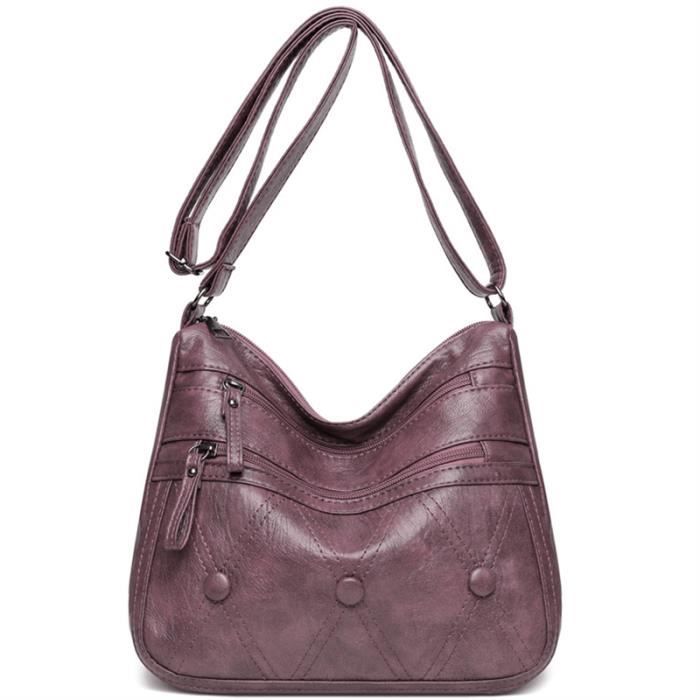 SAC A MAIN Femme - Magnifique Mode simple cuir PU souple grande ...