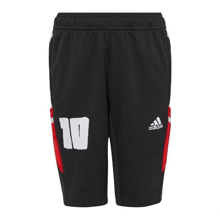 Short de Foot Noir/Rouge Garçon Adidas Messi HI3775 - Cdiscount Sport