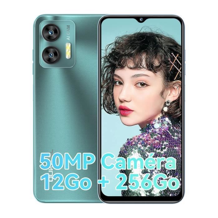 OUKITEL C35 Smartphone Téléphone Portable 12Go + 256Go Écran HD+ 6.56" Caméra 50MP+8MP 5150mAh ...