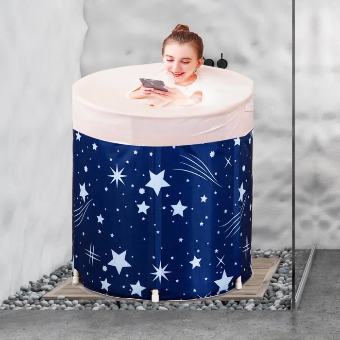 Baignoire Portable Pliant PVC - Seau de Bain SPA pour Adultes - Bébé ...