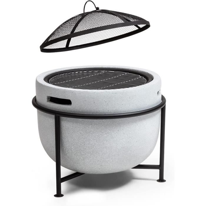 Blumfeldt Brasero Exterieur pour Le Jardin, Brasero Plancha Portable ...