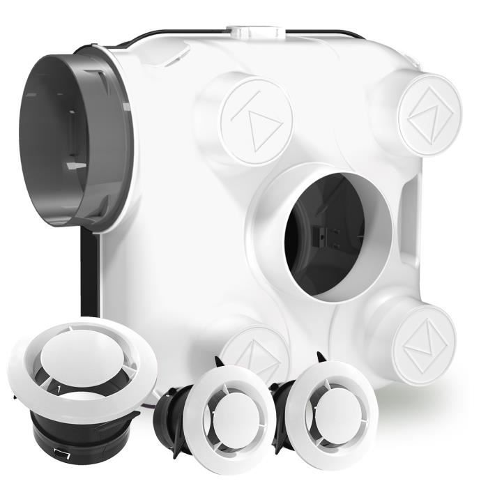 VMC - Flux autoréglable CITY'AIR Hygrocomut - Bouches sanitaires ...