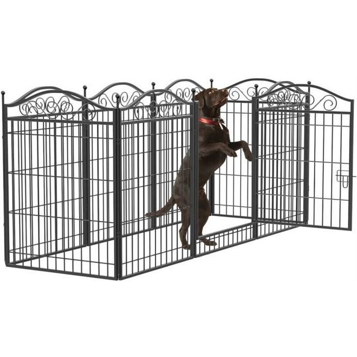 Parc pour Chien XXL Intérieur Enclos Chien Exteriéur Grande Taille ...