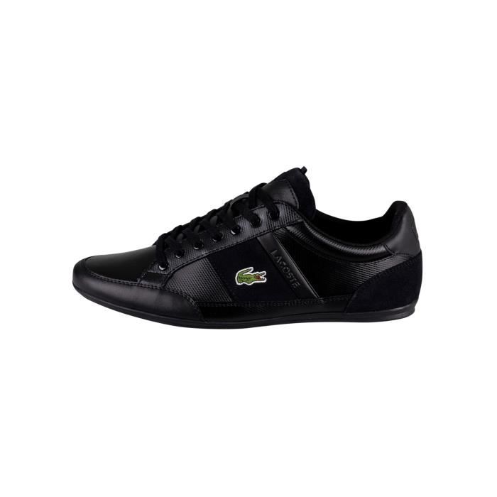 Lacoste chaymon trainers black store