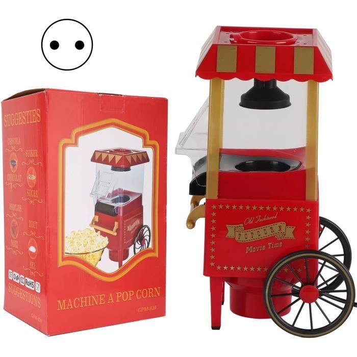 Machine À Pop-Corn, Modèle Rétro Rouge, Machine À Pop-Corn Automatique ...